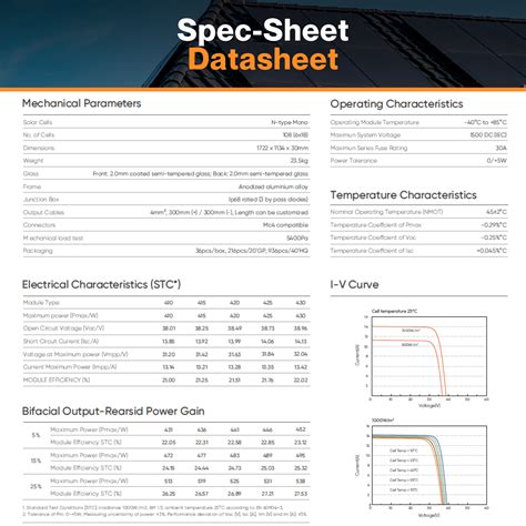 Maple Leaf All Black Bifacial Solar Panel 430w W N Type Mono Cells
