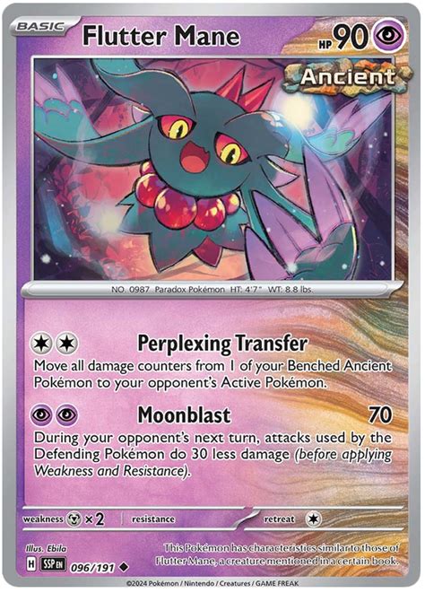 Flutter Mane Surging Sparks Pokemon Card