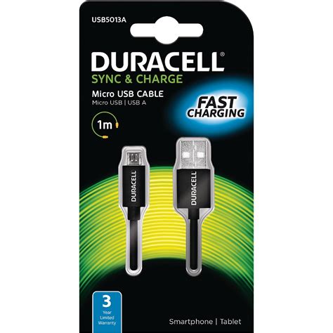 Micro Usb Sync Charge Cable M Duracell Charge
