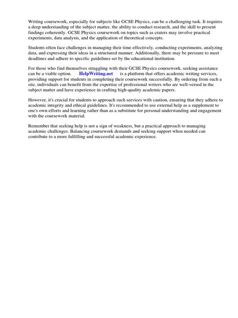 Gcse Physics Coursework Craters Download Free Pdf Potential Energy Mass