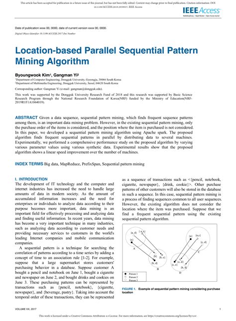 Pdf Location Based Parallel Sequential Pattern Mining Algorithm
