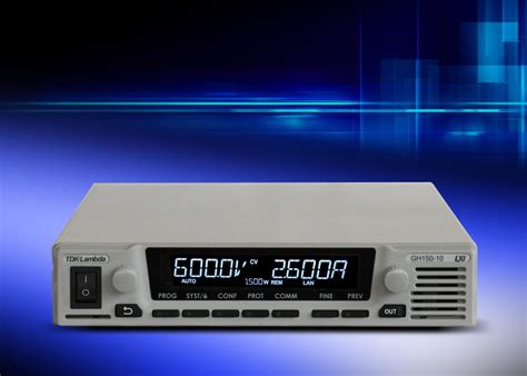 Tdk Lambda Advanced Half Rack 1u Ac Dc Programmable Power Supply