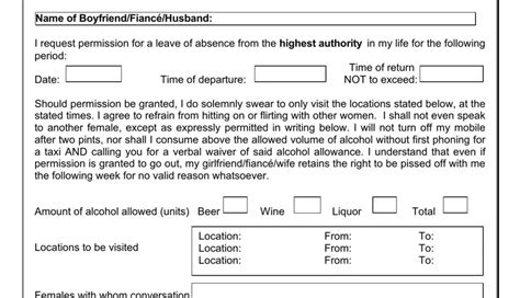 Husband Application Form