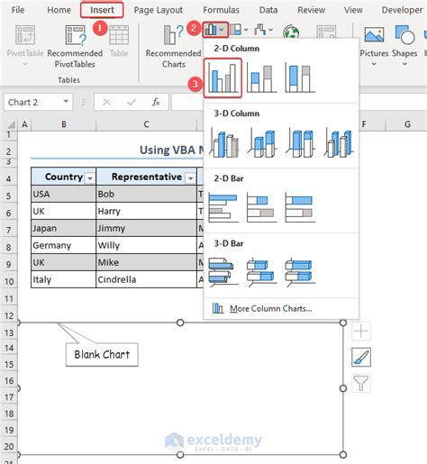 Dynamic Excel Charts Including Filter And Vba Methods Exceldemy