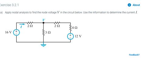 Solved Exercise About A Apply Nodal Analysis To Find Chegg