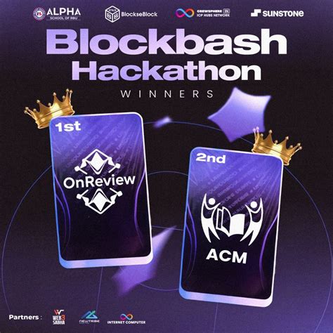 Blockbash Hackathon Winners Announced Blockseblock
