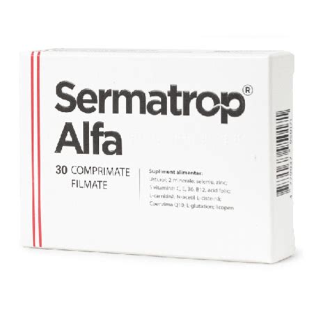 Sermatrop Alfa, 30 comprimate, Laboratoire d'Innovation Vegetale - preț ...