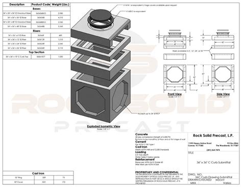 Rock Solid Precast Lp Quality Precast Products Type C Inlet 3 X 3