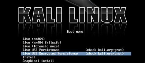Latest Kali Linux 107 Offers Persistent Encrypted Partition On Usb Stick