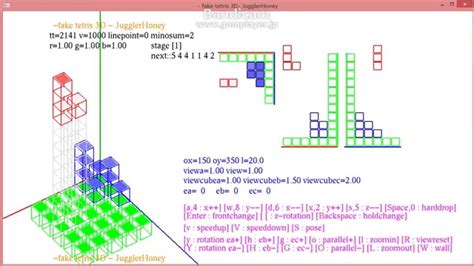 Fake D Tetris By C OpenGL YouTube