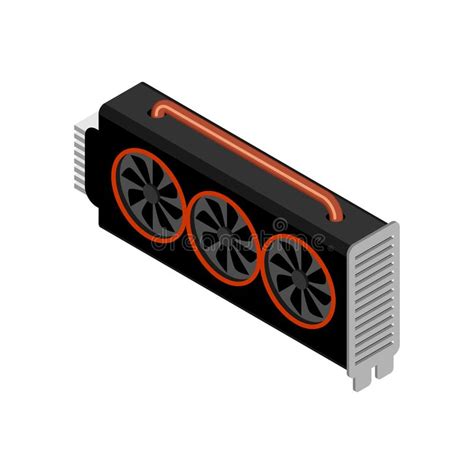 Mining Video Card Miner Of Gpu Stock Vector Illustration Of Component Graphic 101962562