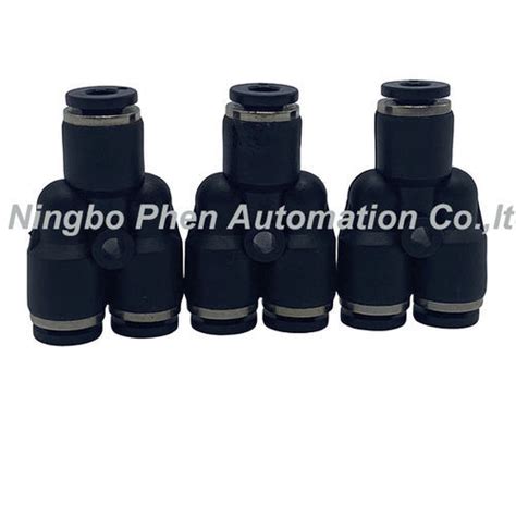 Pneumatic Fitting Py Ningbo Phen Automation Co Ltd Push In Y