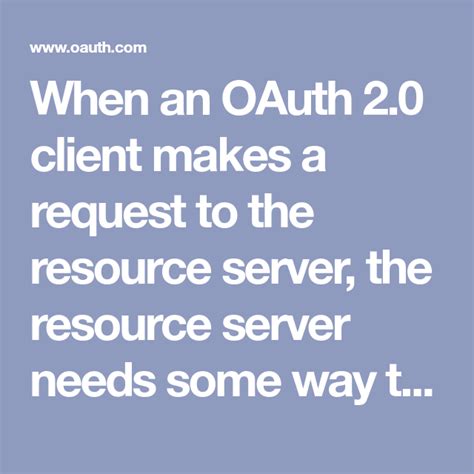 How To Verify Oauth 20 Access Tokens