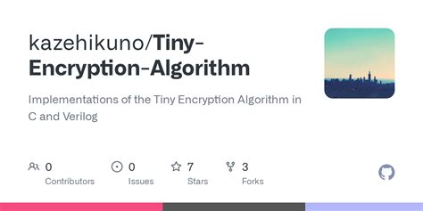 Github Kazehikunotiny Encryption Algorithm Implementations Of The