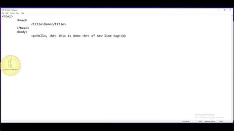 html and css br tag codelearning youtube