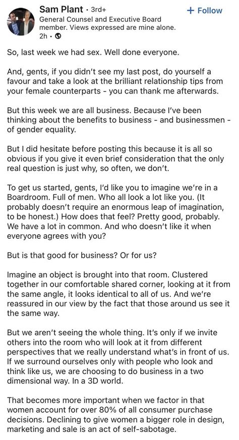 “so Last Week We Had Sex” Rlinkedinlunatics