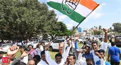 Congress Wins Majority In Karnataka Civic Polls The Economic Times