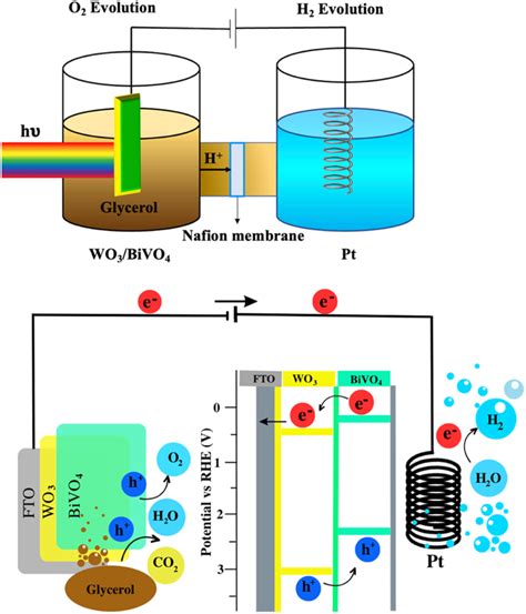 Schematic Visualization Of The Bifunctional Pec System Hydrogen Download Scientific Diagram