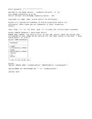 MySQL 8 0 Command Line Client Unicode Lnk Txt Enter Password