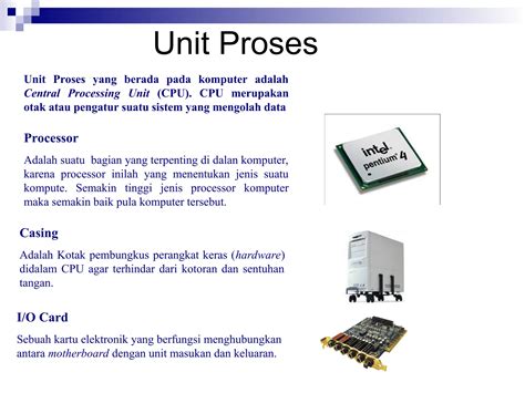 Perangkat Keras Dan Perangkat Lunak Komputer Ppt