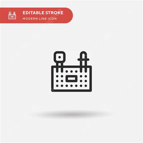 Protoboard Simple Vector Icon Illustration Symbol Design Templa Vector