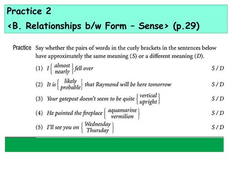 Unit 1 Basic Ideas In Semantics Handout Pptx