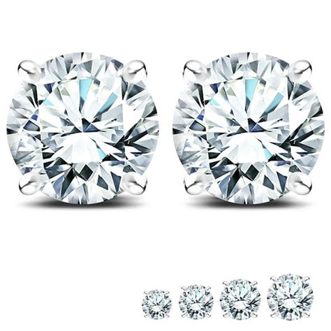 Affy Igi Certified 190 Carat Ctw Lab Grown Diamond Earrings Radiant