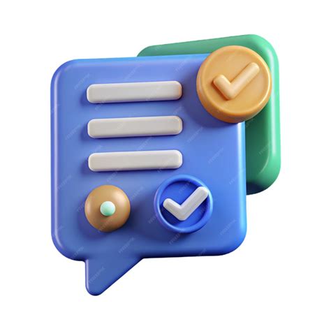 Assignment Tasks Icon Speech Bubbles With Marks 3d Vector Illustration Premium Ai Generated Image Assignment Tasks Icon Speech Bubbles With Marks 3d Vector Illustration Premium Ai Generated Image