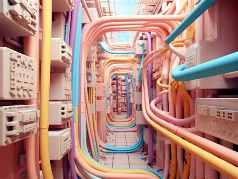 Ethernet Cables Connecting To An Outer World Stock Image Image Of Network Data 309588731