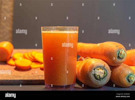 Carrot Juice Daucus Carota Vegetable Used For Salads The Carrot Is