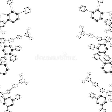 Geometric Abstract Background With Connected Line And Dots Structure Molecule And Communication