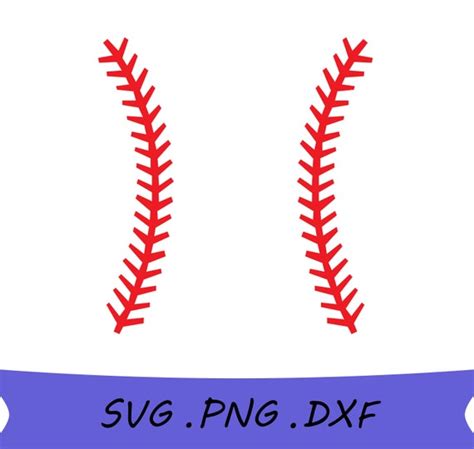 Baseball Stitches Svg Softball Stiches Svg Baseball Laces Etsy