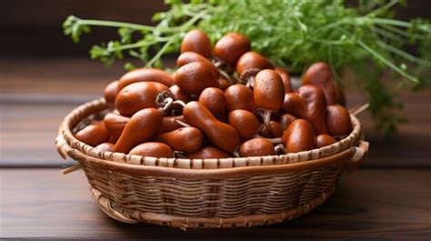 Premium Ai Image Raw Organic Nameko Mushrooms