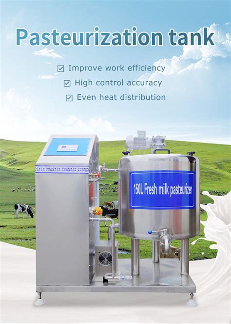 Commercial Small Size 1000kg 500kg Hour 50 Liters Flash Milk