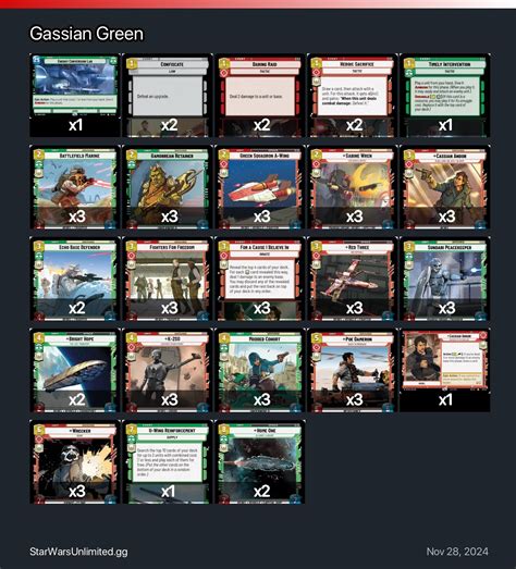 Gassian Green Starwarsunlimitedgg