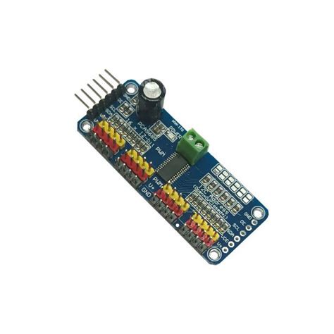 placa controladora servo 16 canais pwm pca9685 pronta entrega