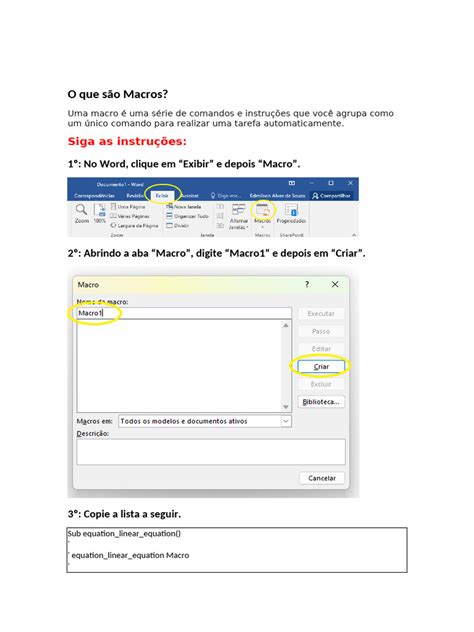 Macros Word Pdf