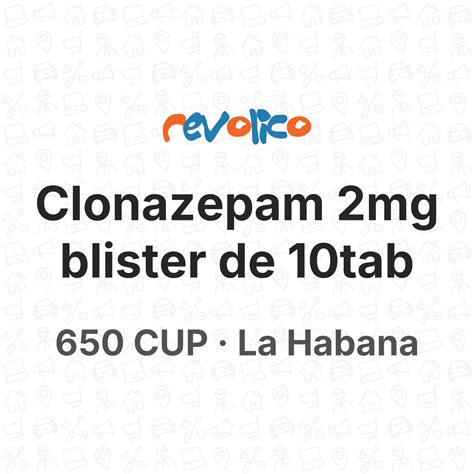 Clonazepam 2mg Blister De 10tab En La Habana Cuba Revolico