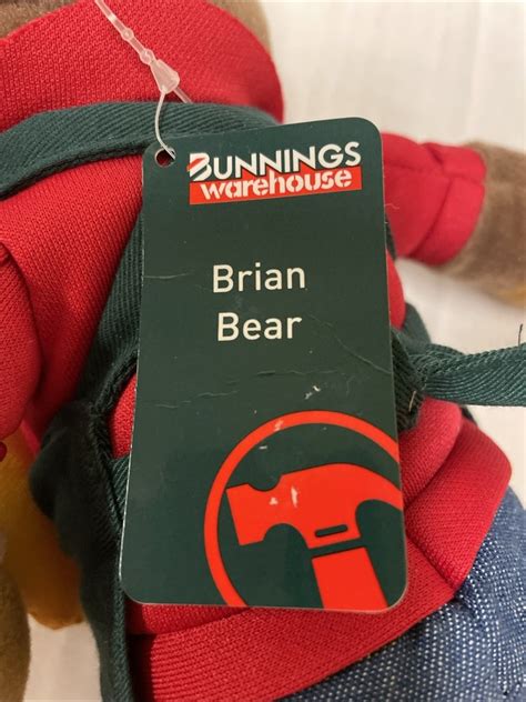 Bunnings Plush Bears Brian Bear Tradie Jack Hammer New With Tags Free