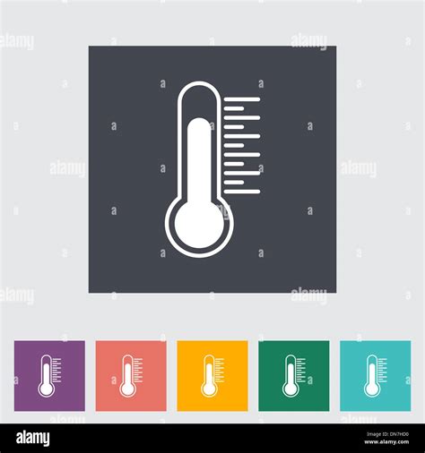 Thermometer Flat Icon Stock Vector Image And Art Alamy