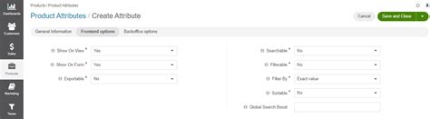 Manage Product Attributes In The Back Office Orocommerce Orocrm And Oroplatform Documentation