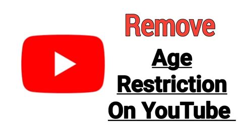 How To Remove Age Restriction On Youtube 2024 Youtube Age Restricted Settings Youtube
