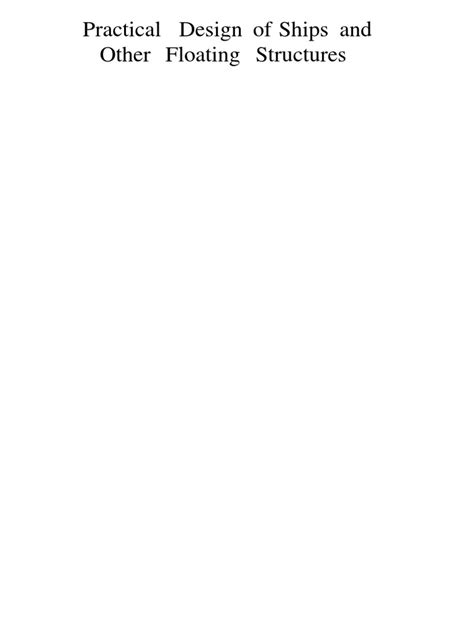 Practical Design Of Ships And Other Floating Structures Vol 2 Pdf Shanghai Fatigue Material