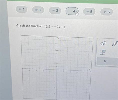 [answered] 1 2 3 Graph The Function H X 2x 1 4 5 6 X Kunduz