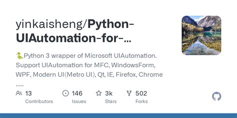 Github Yinkaisheng Python Uiautomation For Windows Python Wrapper Of Microsoft