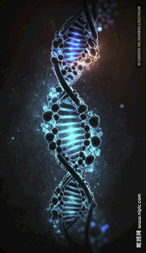 Dna分子核酸基因医疗背景设计图 医疗护理 现代科技 设计图库 昵图网