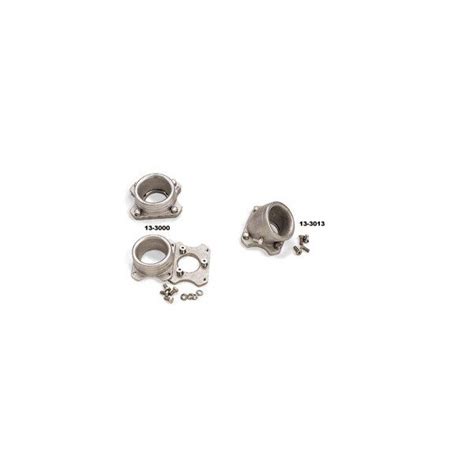 Moflow Intake Adapter Mikuni 44mm X 32mm Tall W 2 Fittings Pair