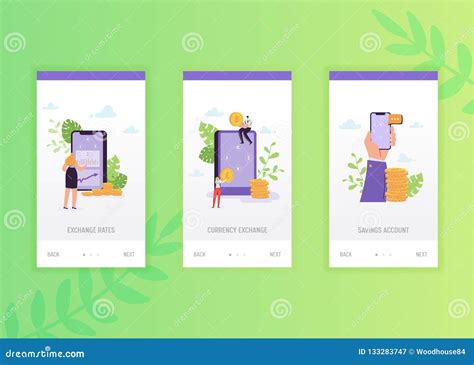 Banking Onboarding Process Blue Gradient Concept Icons Set Vector Illustration Cartoondealer