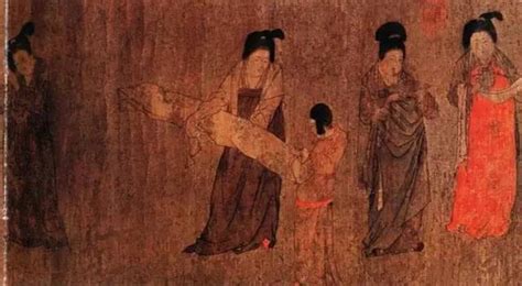 古画揭秘唐代宫廷女子的情趣生活