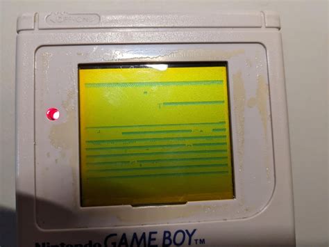 Gameboy Corrupt Screen Rgameboy